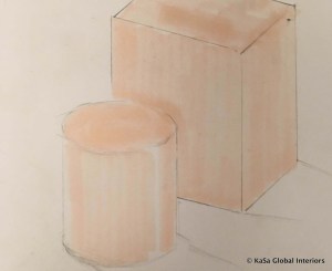 Rendering Copper with Copic Markers | KaSa Global Interiors
